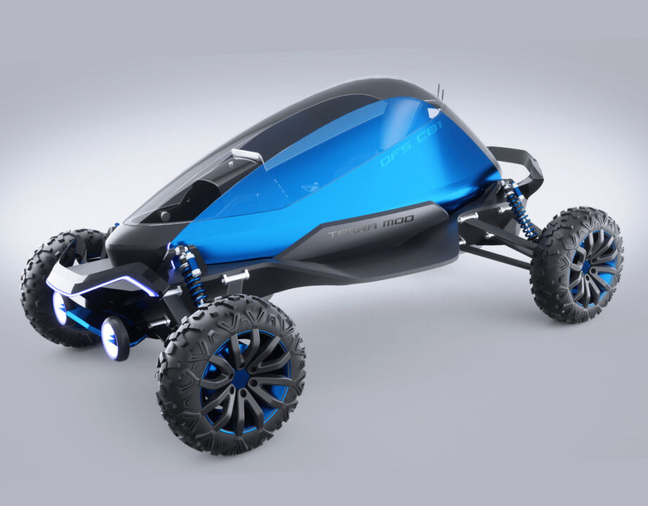 Modular all terrain UTV futuristic concept
